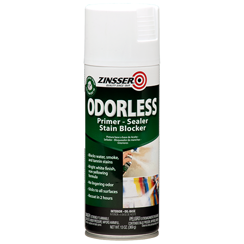 Zinsser® Odorless Oil-Base Stain Blocker Spray – Heartland Paint and Decor
